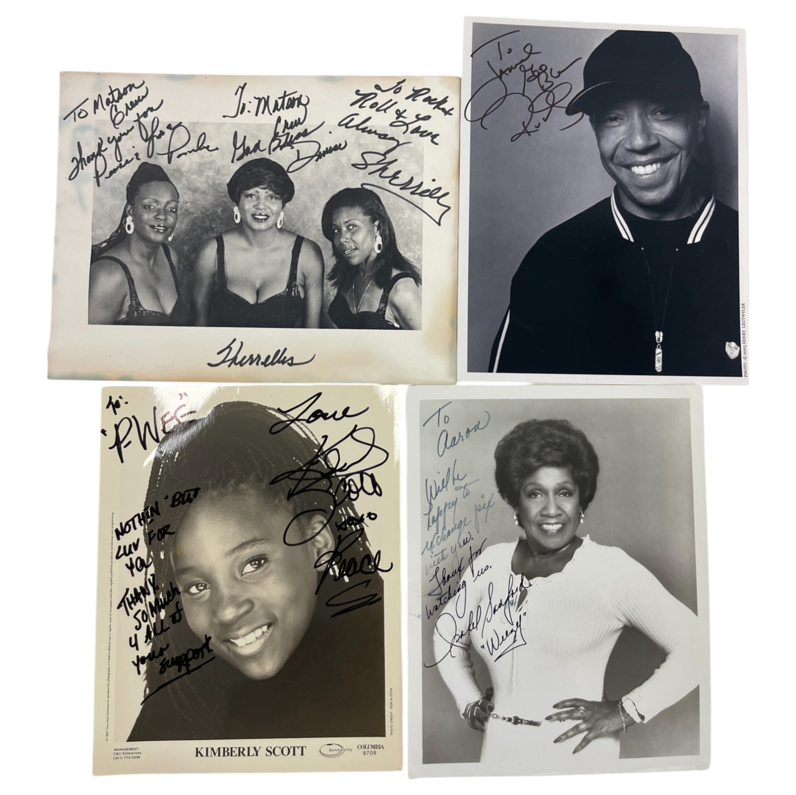 Hollywood Actor Musician Autographed Signed Photo Collection Celebrity ...